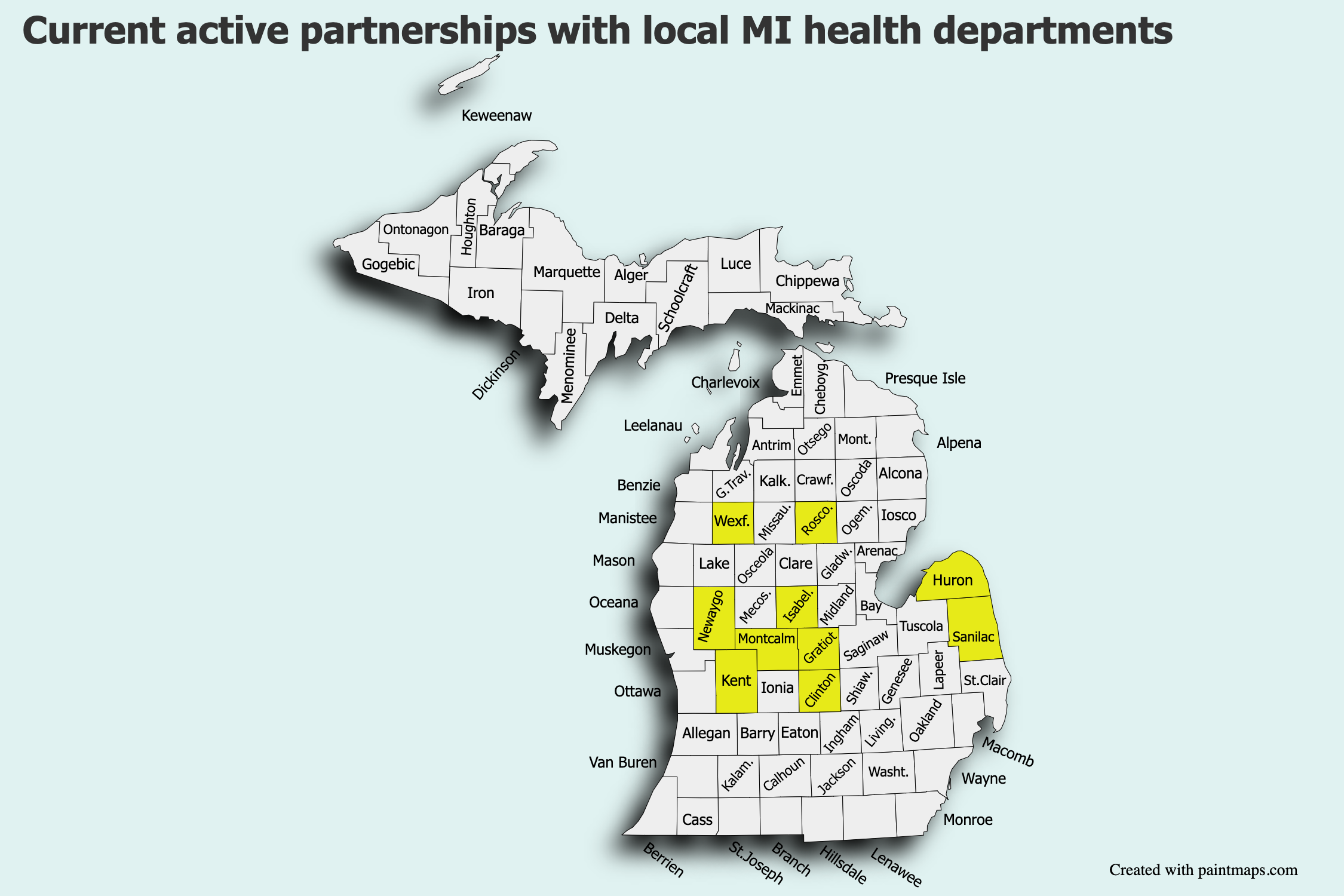 Michigan PBB Registry | Local Health Departments